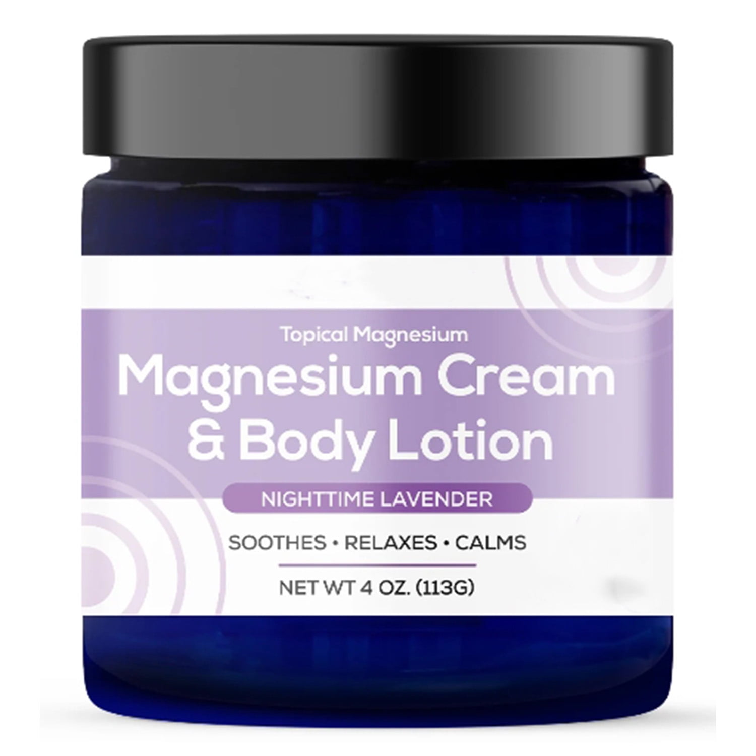 Ervtfqwzj Nighttime Lavender Magnesium Cream – 113g/4oz Non-Greasy Body ...