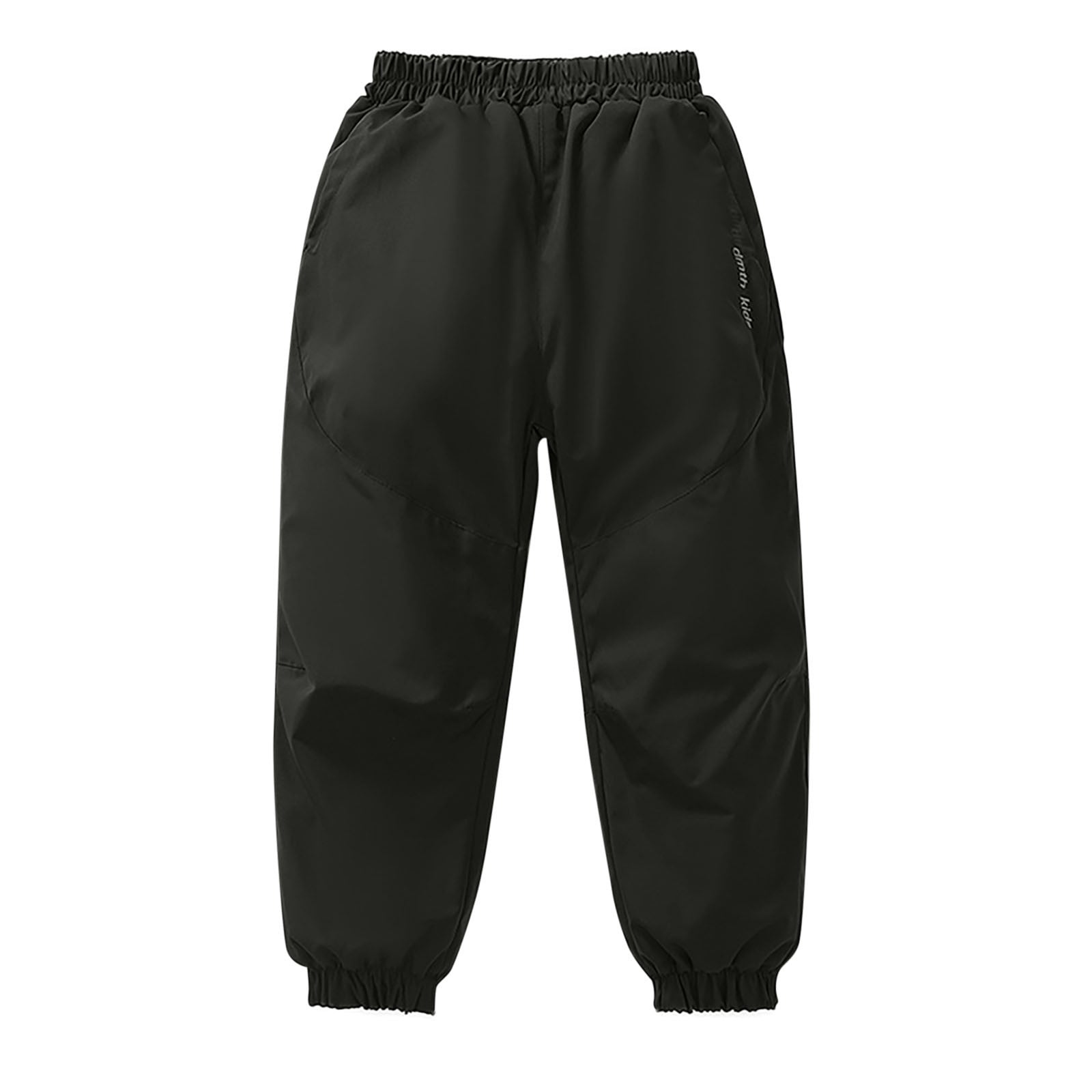 Erwazi Toddler Teen Boys Cotton Pants with Pockets Casual Elastic Waist ...