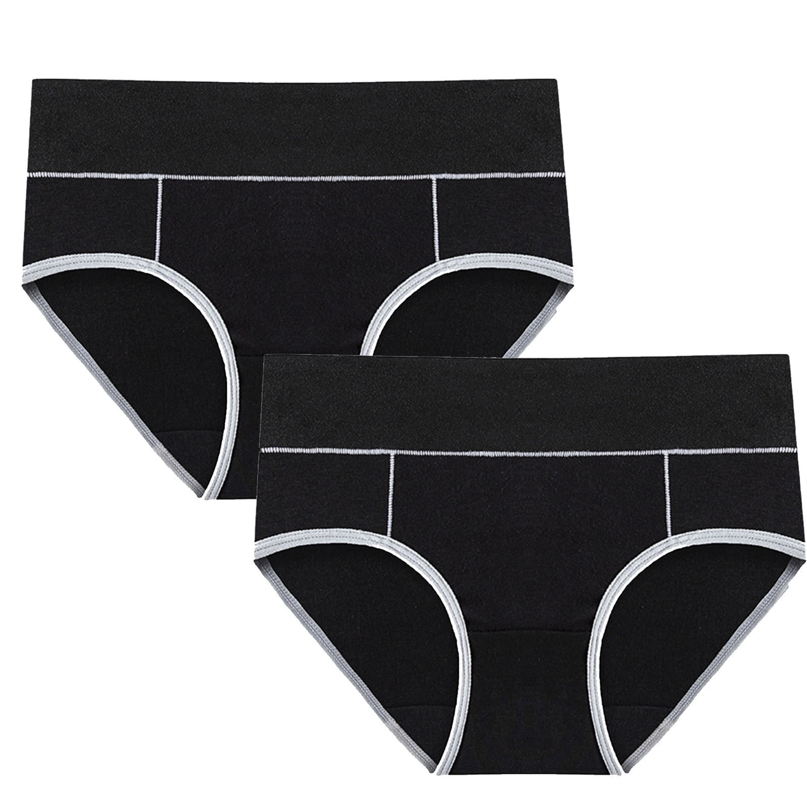 Clearance! Erwazi Women's Cotton Underwear High Waist Briefs Panties ...