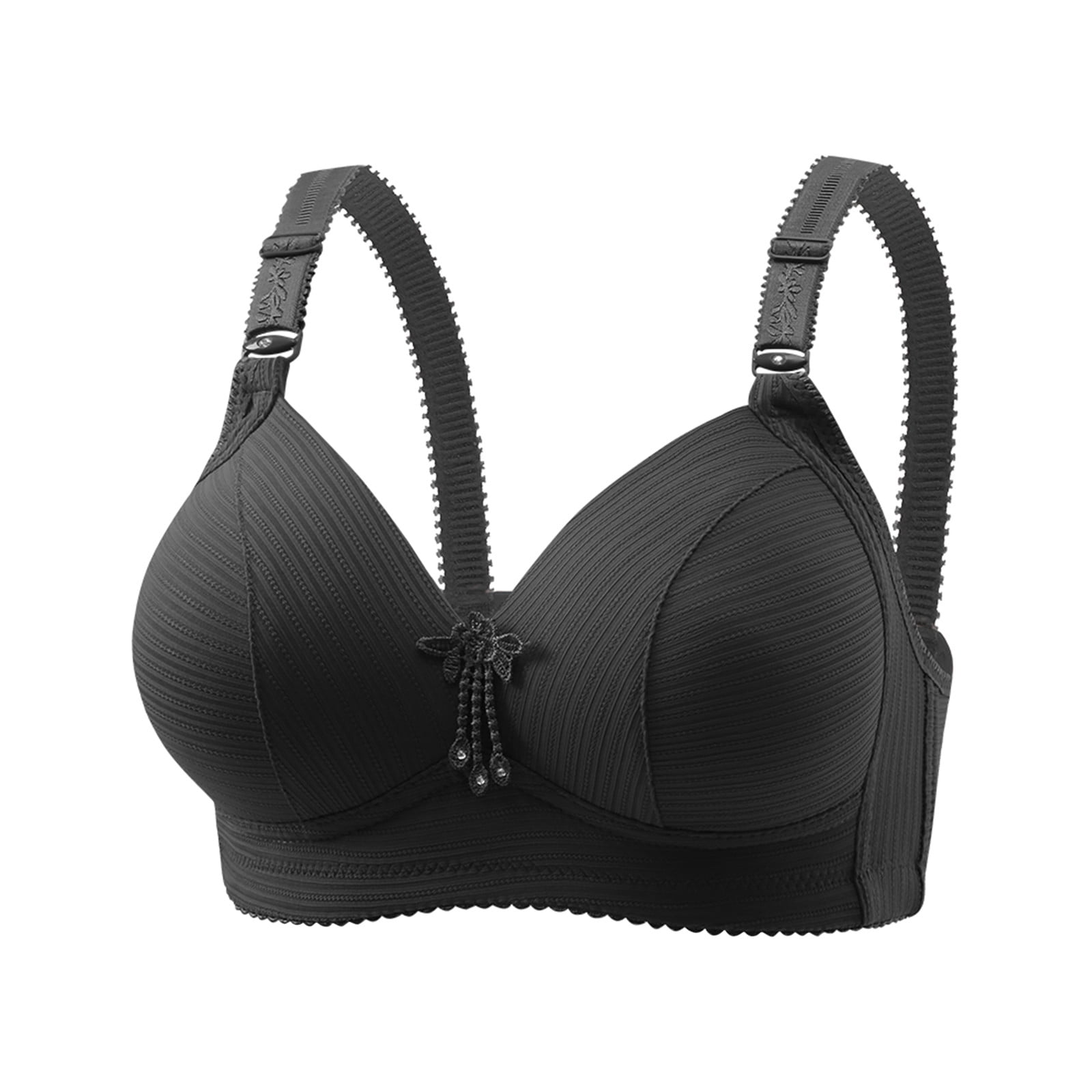 Erwazi Womens Push Up Wireless Bras Comfort Everyday Bras Full Figure T ...