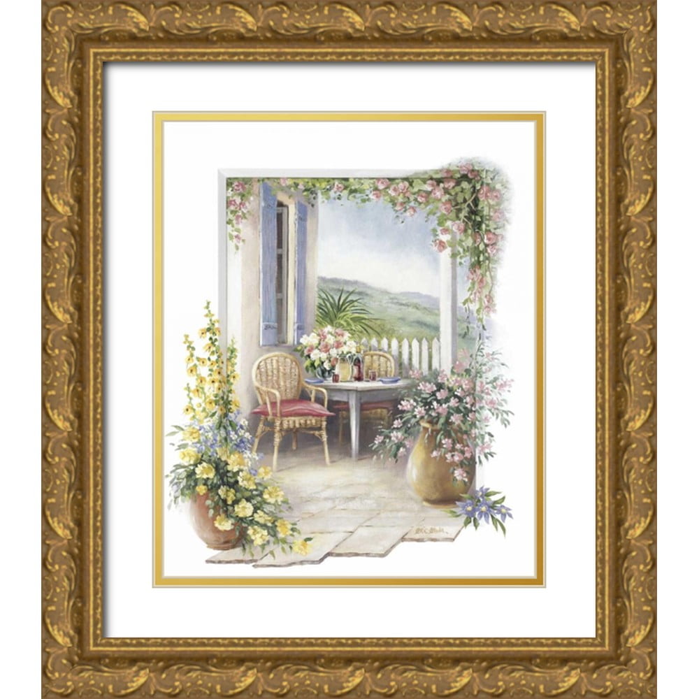 Erwin, Eric 15x18 Gold Ornate Wood Framed with Double Matting Museum ...