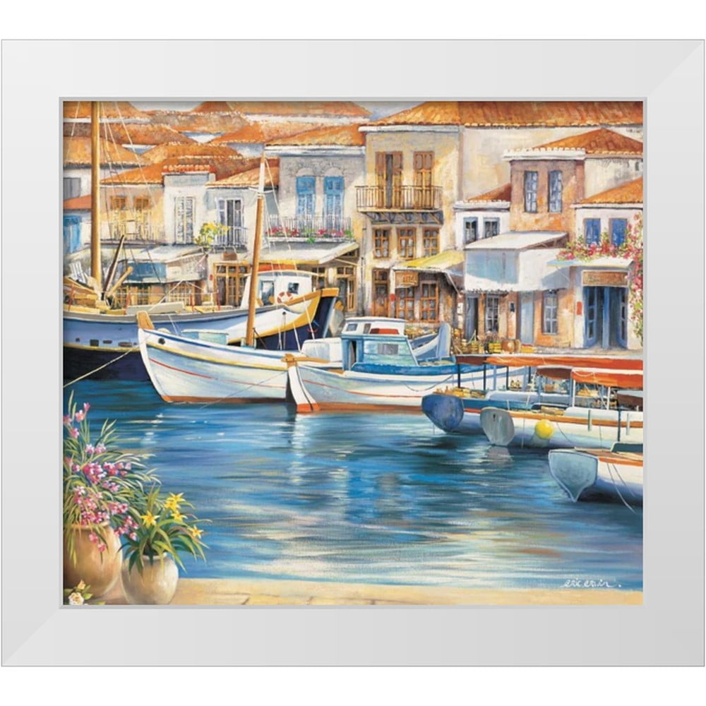 Erwin, Eric 22x20 White Modern Wood Framed Museum Art Print Titled ...