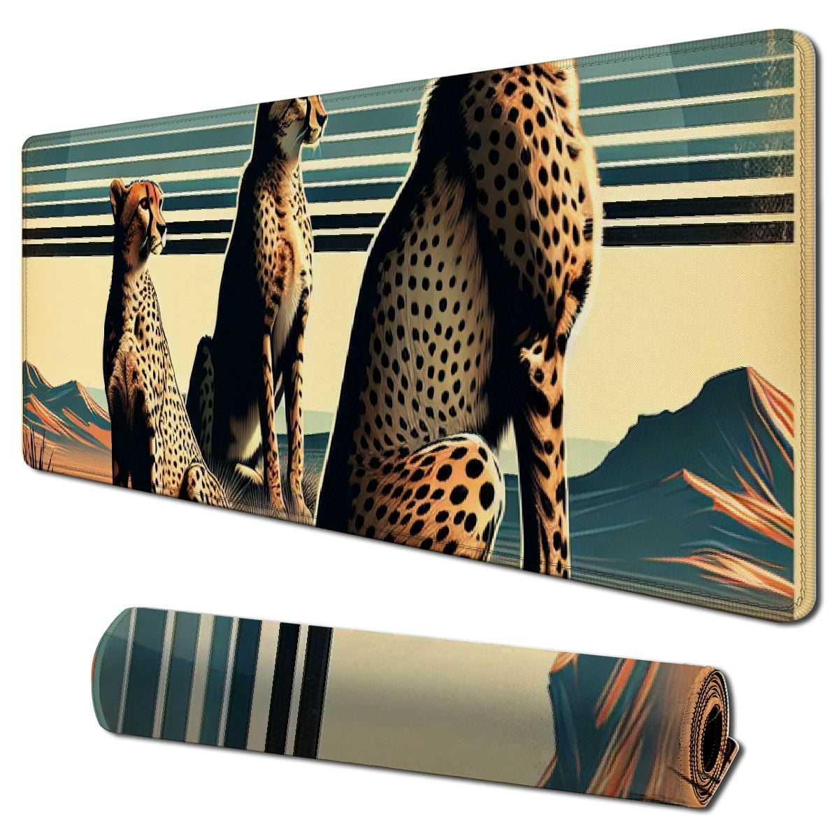 Erxjss Cheetah Computer Mouse Pad, Classic Look Mid Century Modern ...