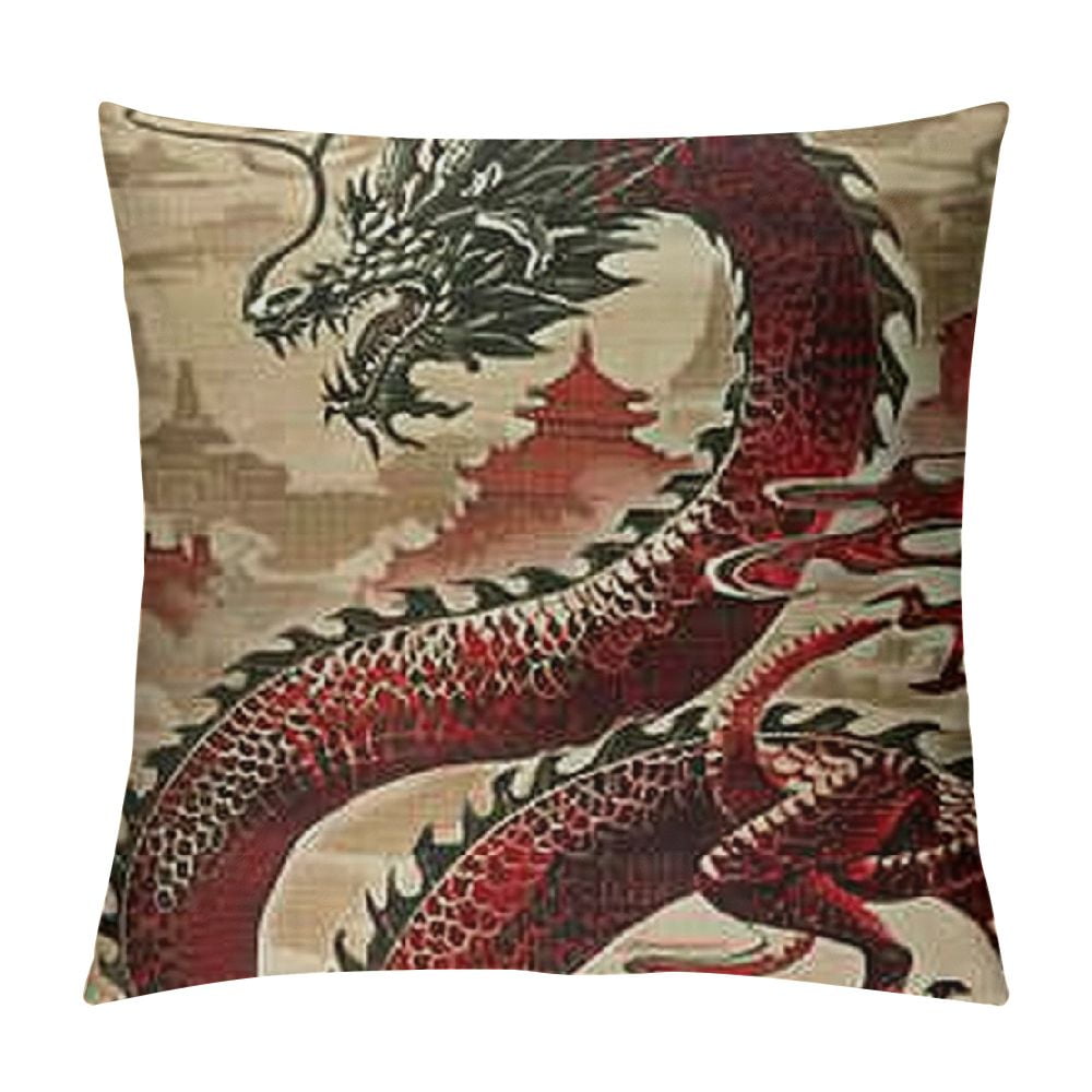 Erxjss Decorative Throw Pillow Covers For Couch Beautiful Chinese