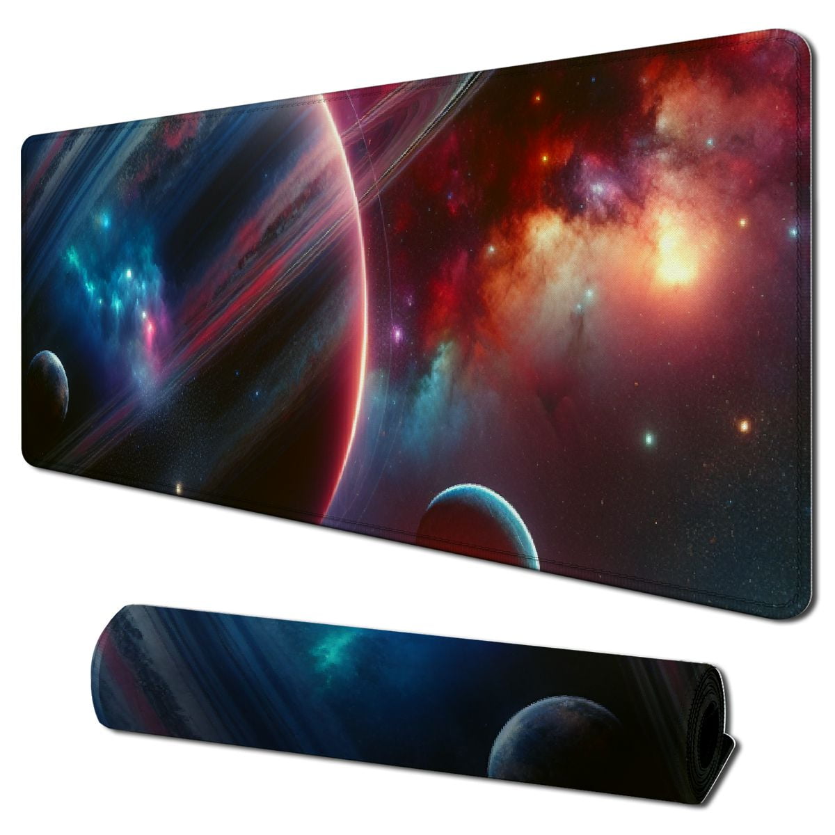 Erxjss Desk Pad Extended Mouse Pad with Stitched Edges Large Non Slip ...