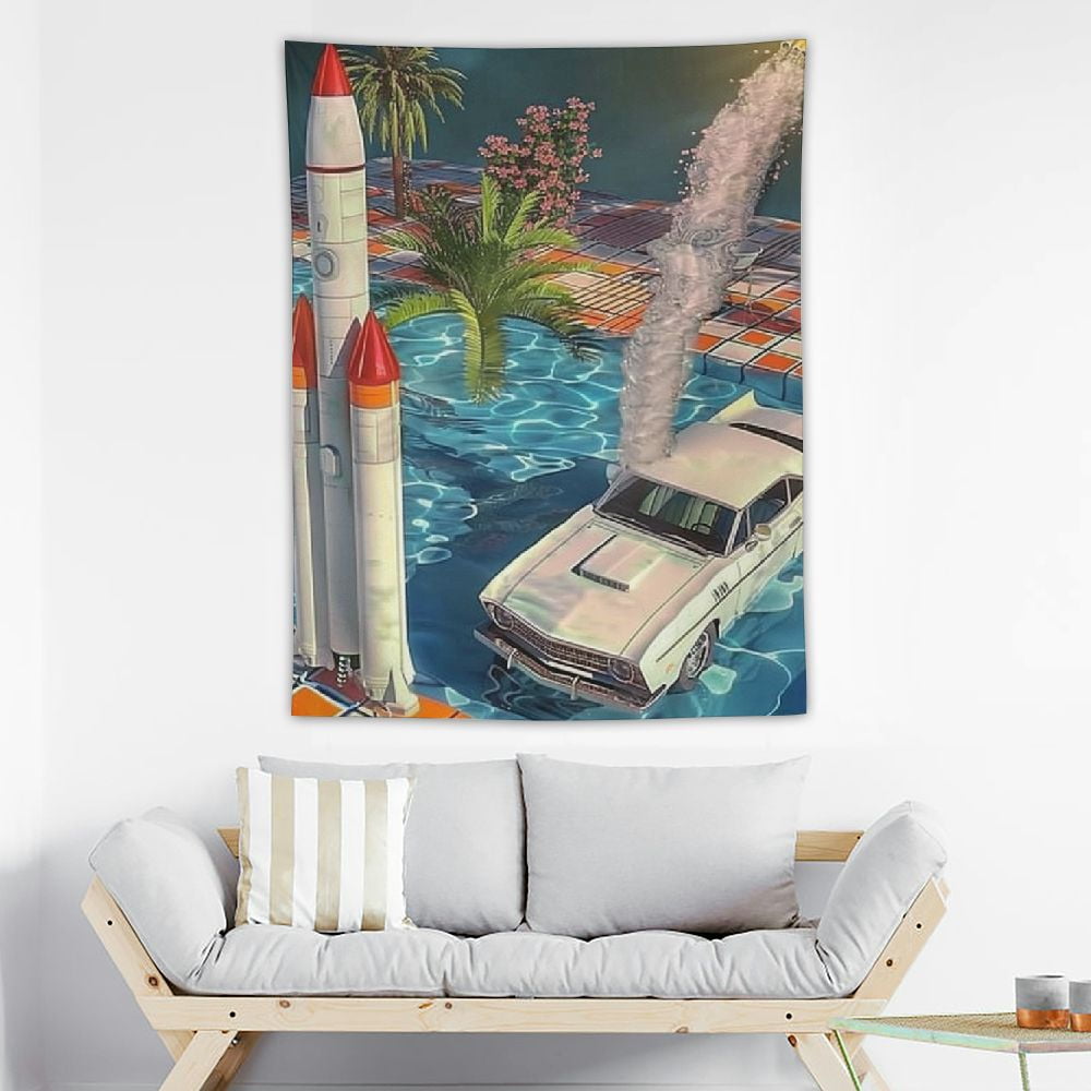 Erxjss Frank Singer Ocean album cover Flag Tapestry Banner Wall Hanging ...