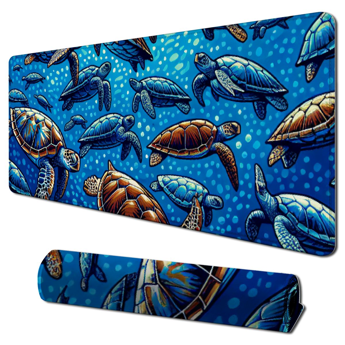 Erxjss Gaming Mouse Pad Sea Turtle Keyboard Mat Personalized Prints ...