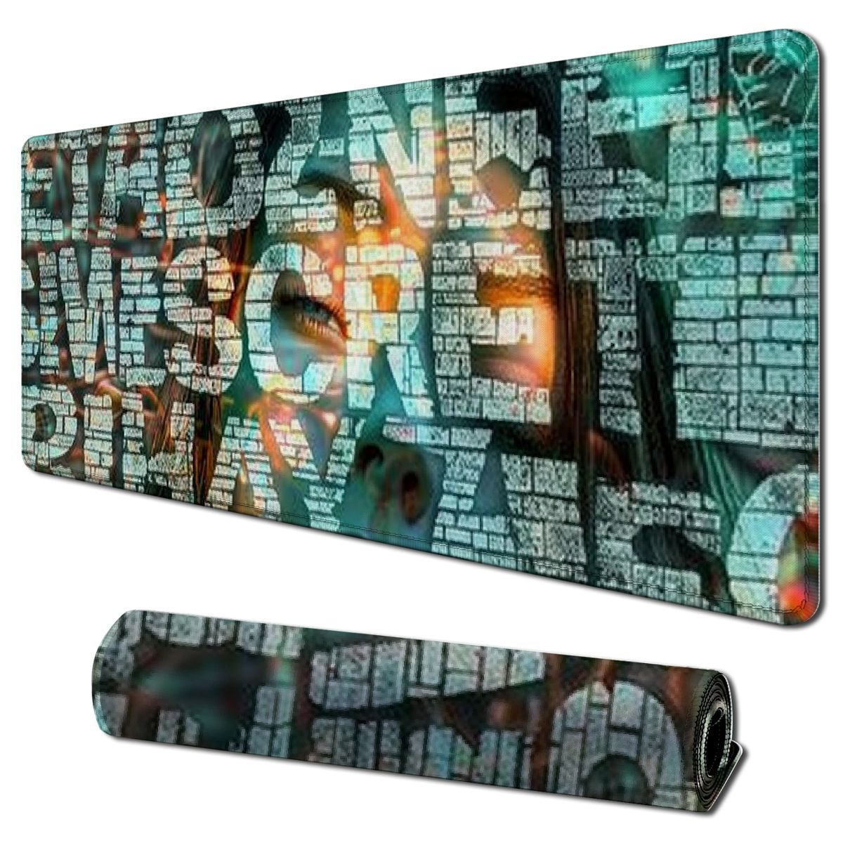 Erxjss Large Gaming Mouse Pad Religious Christian Jesus Quotes Extended ...