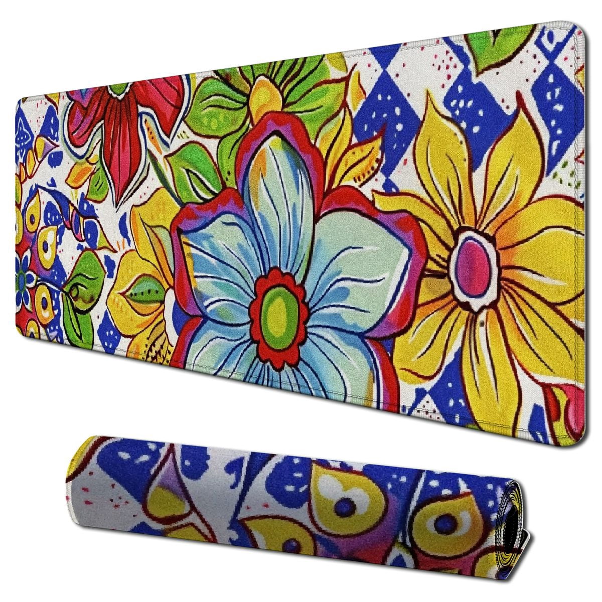 Erxjss Mexican Talavera Enthic Large Mouse Pad Gaming Mouse Pad ...
