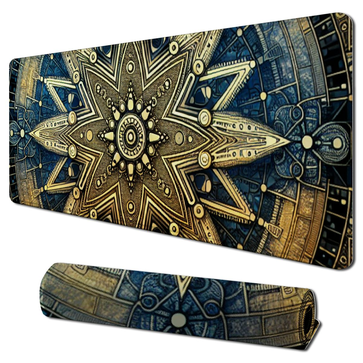 Erxjss Nautical Rose Wind Compass Large Mouse Pad Extended Gaming Mouse ...