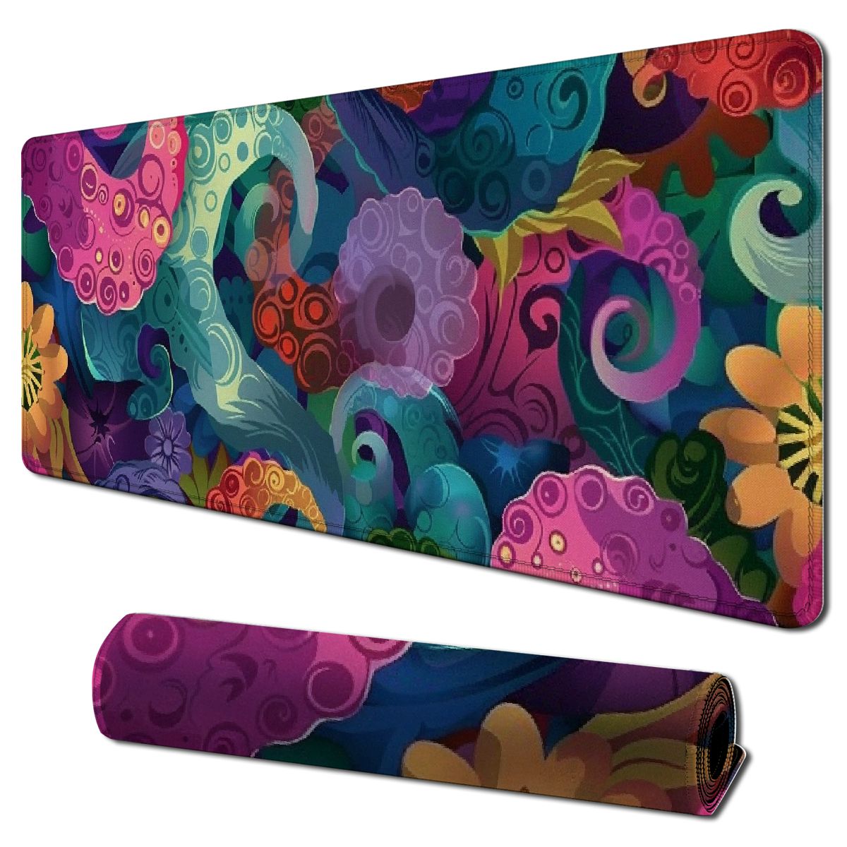 Erxjss Octopus Tentacles Cartoon Large Mouse Pad Gaming Mouse Pad ...