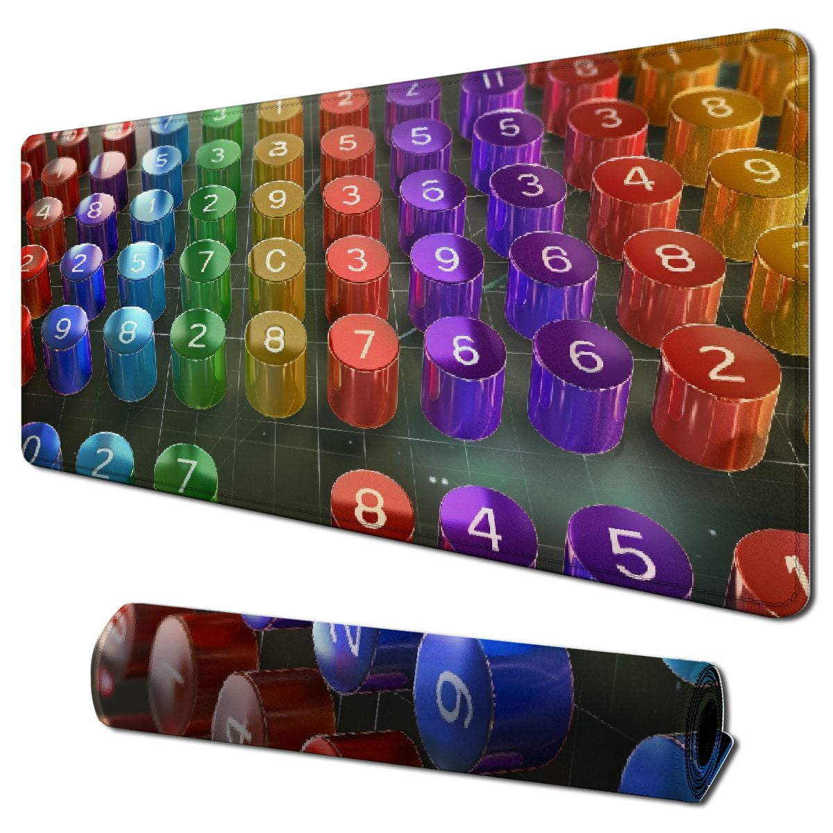 Erxjss Periodic Table of The Elements Black Gaming Mouse Pad Large ...