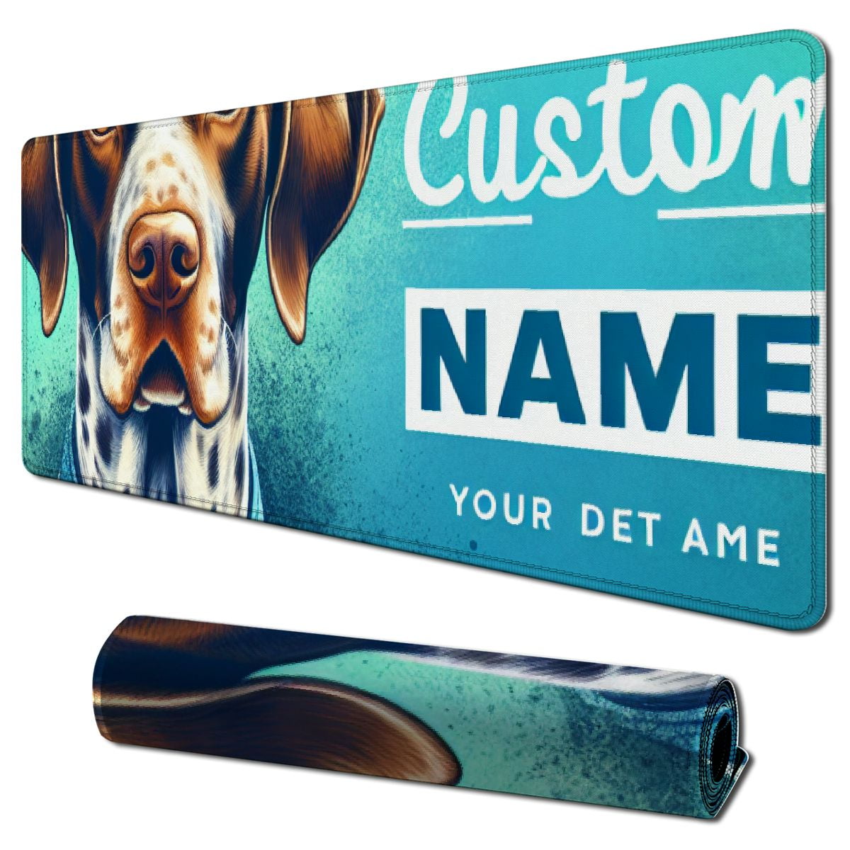 Erxjss Personalized Watercolor Pet Animal Large Mouse Pad Custom Funny ...