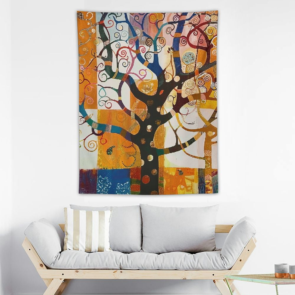 Erxjss The Tree of Life, Stoclet Frieze, 1905 by Oil Painting Tapestry ...