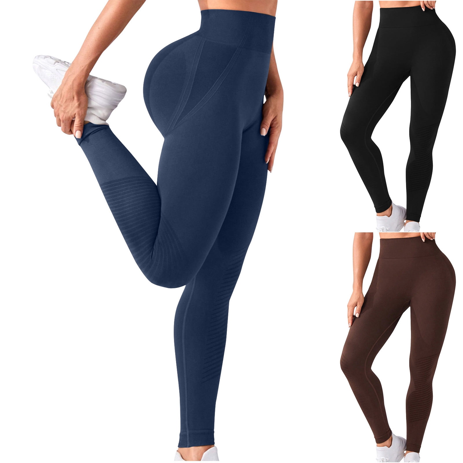Eryao Butt Lifting Stretch Leggings for Women High Waisted Tummy ...