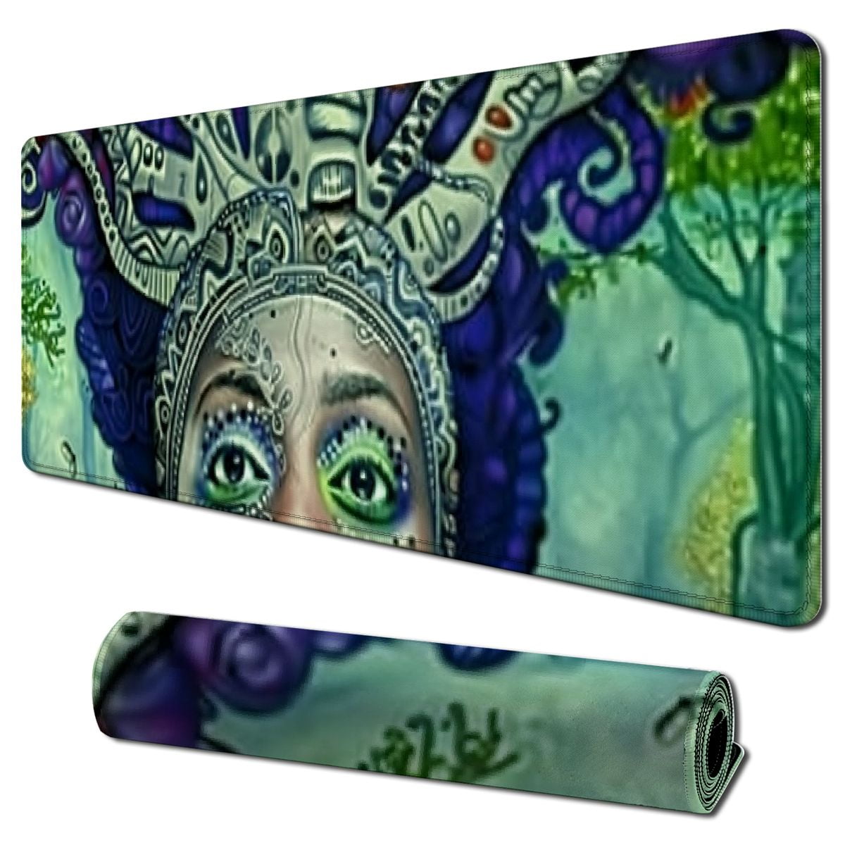 Erykah Badu Gaming Mouse Pad Non Slip Rubber Stitched Edges Mice Pads ...