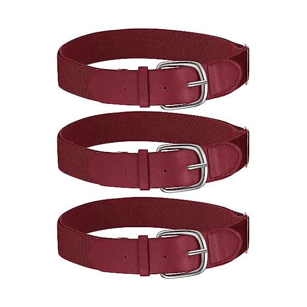 Eryueer 3 Pieces Adult and Youth Baseball Softball Uniform Belts ...