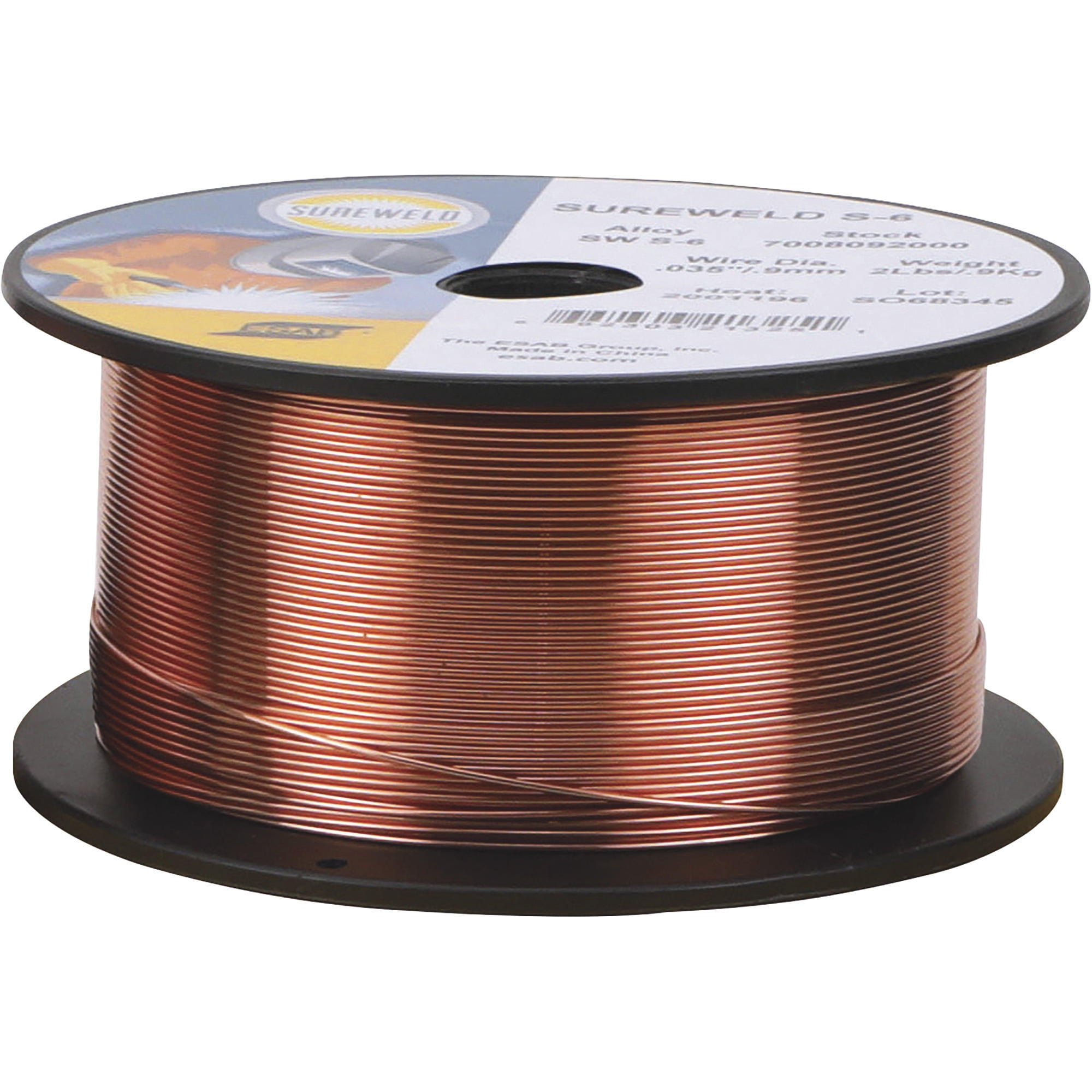 ESAB Sureweld S-6 MIG Welding Wire, 2-Lb. Spool, 0.035in. dia., Model ...