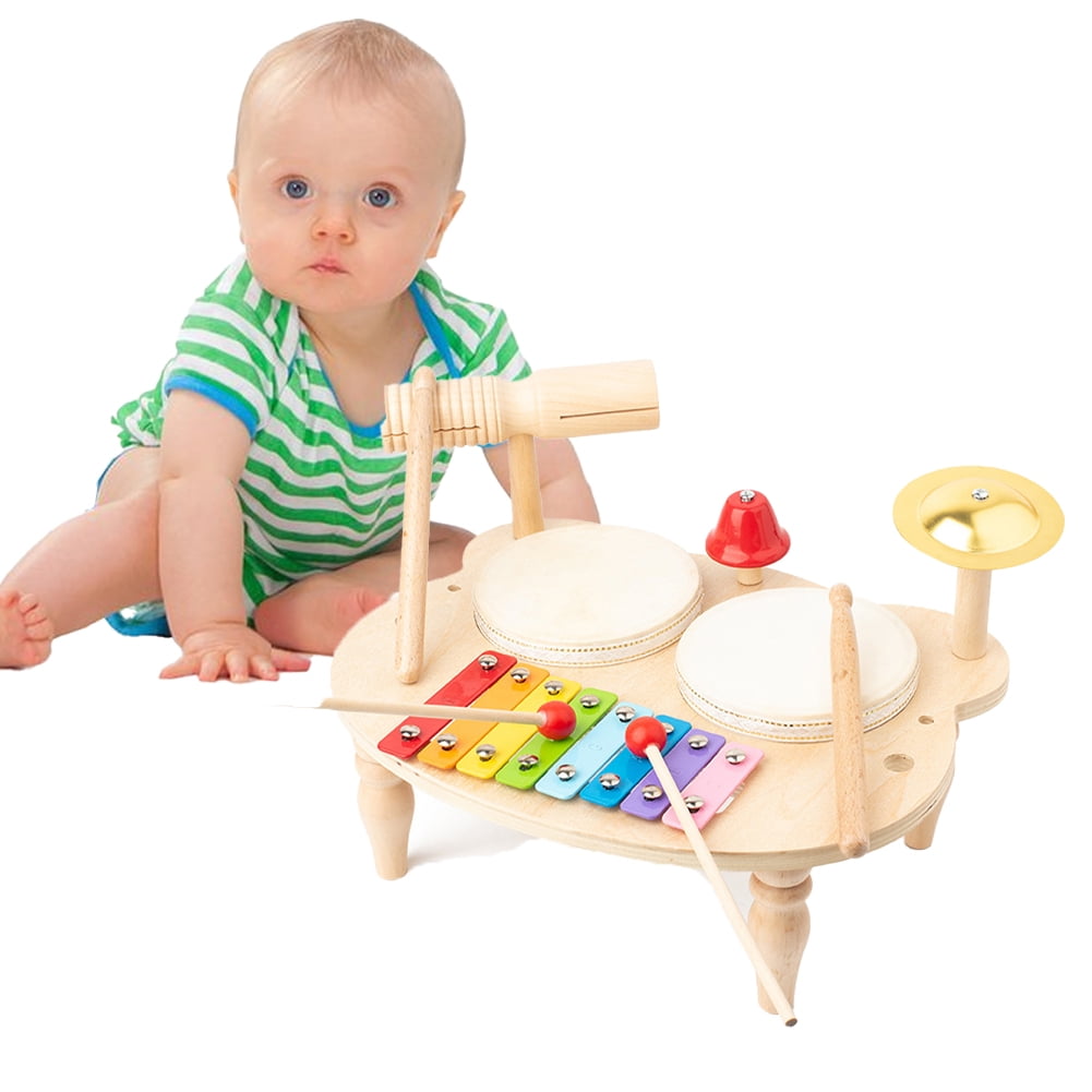 Esaierr 14*10.6* 2in Kids Toddlers Xylophone Toys Drum Set Toys,Baby ...
