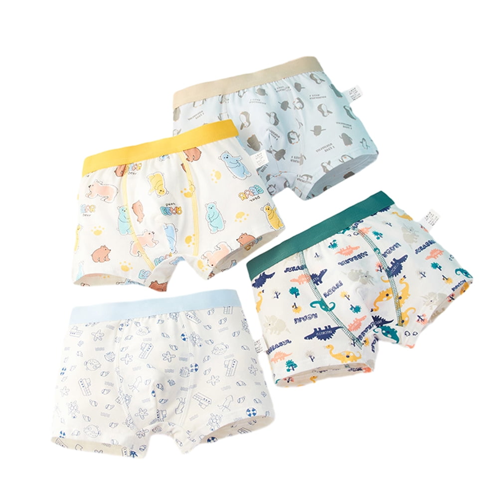 Esaierr 2-12T Boys Boxer Underwear for Kids Baby Soft Comfortable Flat ...