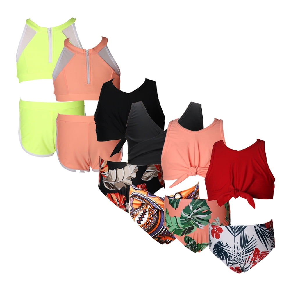 Esaierr 2-12Y Kids Girls Swimsuit Fashion Close-Fitting Swimwear for ...