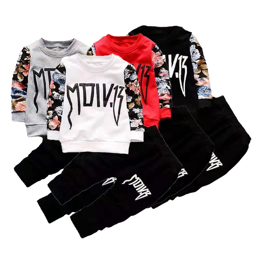 Esaierr 2PCS Toddler Baby Boys Girls Sweatsuit Long Pants Outfit Letter ... Esaierr 2PCS Toddler Baby Boys Girls Sweatsuit Long Pants Outfit Letter ...