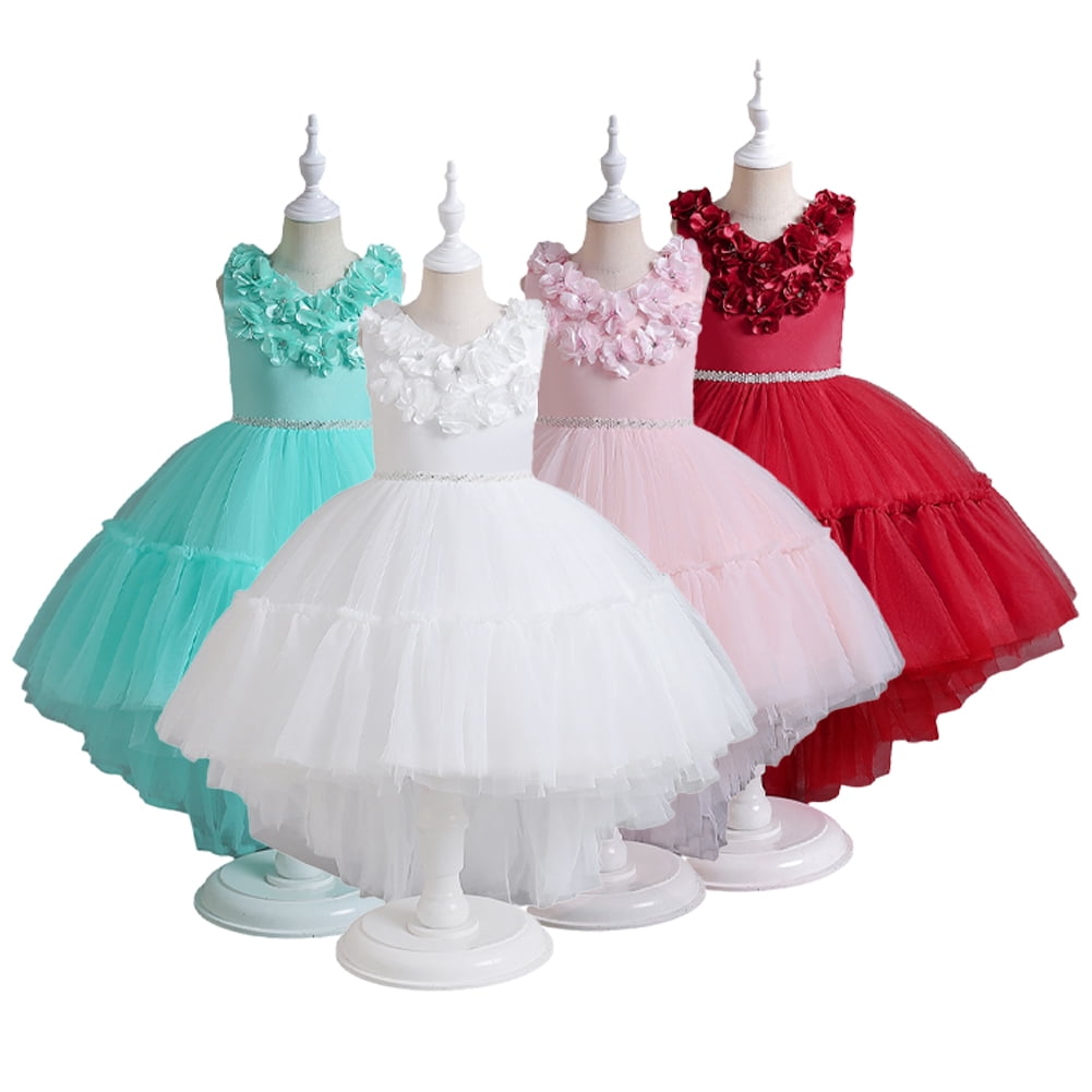 Esaierr 4-12Y Kids Pageant Dresses for Girls Dress for Girls Tulle ...