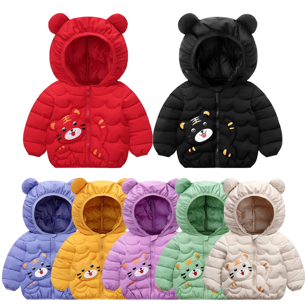 Esaierr 9M-4Y Toddler Boys Girls Winter Down Coats Puffer Down Jacket for Newborn Down Coat ...