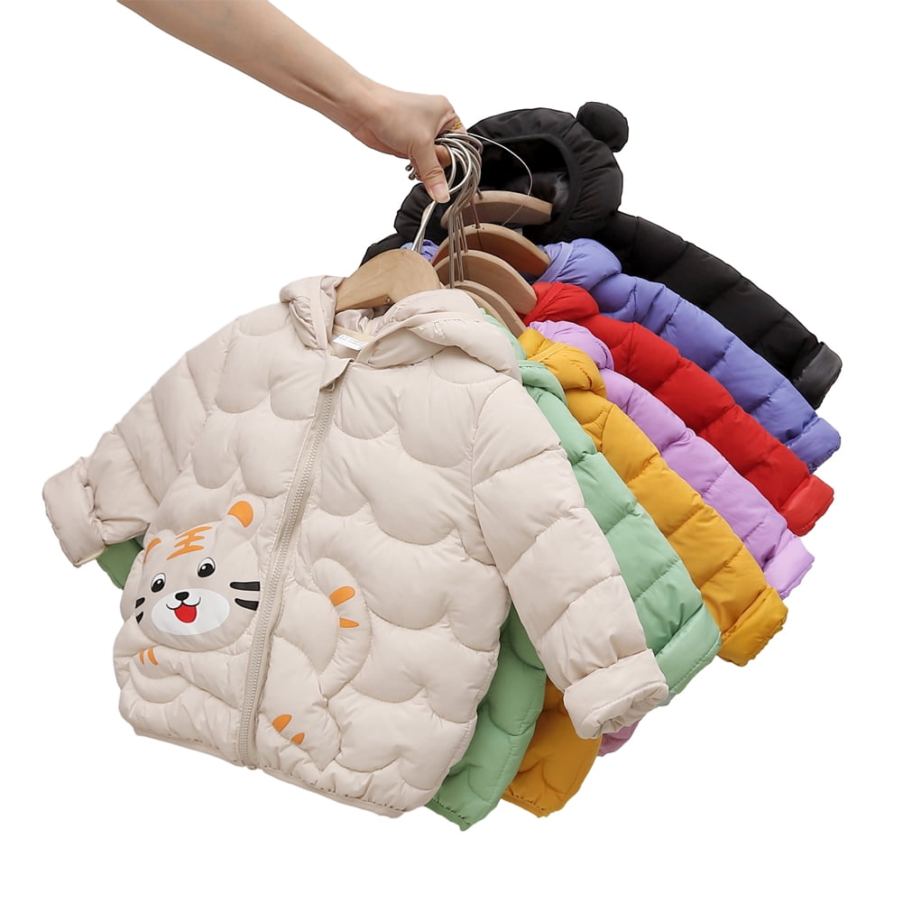 Esaierr 9M-4Y Toddler Boys Girls Winter Down Coats Puffer Down Jacket for Newborn Down Coat ...