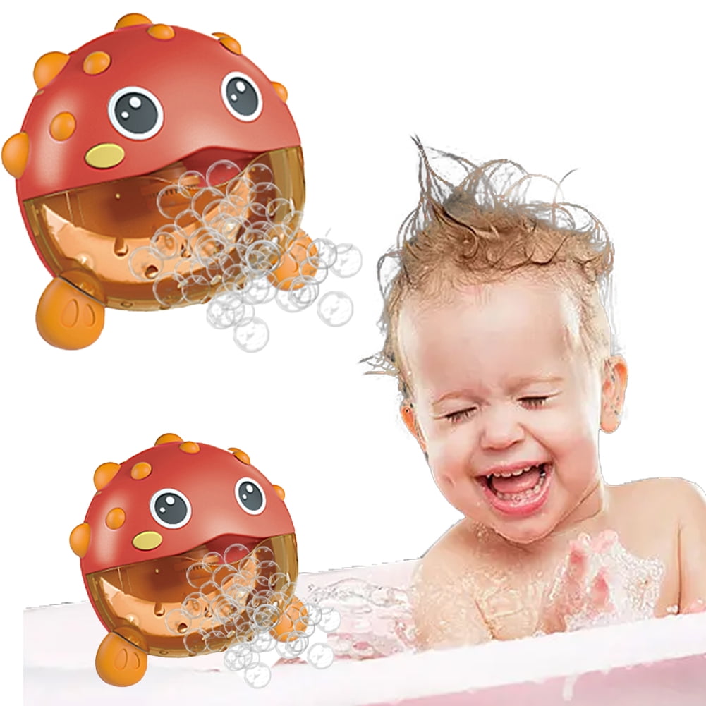 Esaierr Baby Bath Bubble Toys Set Toddler Automatic Bubble Maker Blower ...