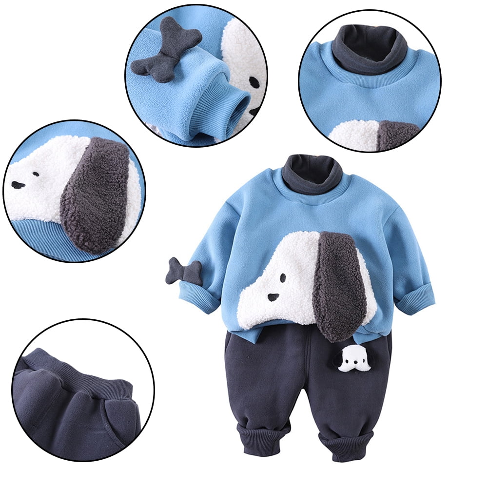 Esaierr Baby Girls Boys 2 PCS Clothes Set Toddler Sweatshirts Tops Long ...