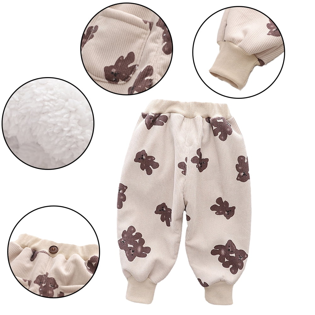 Esaierr Baby Newborn Girls Cartoon Full Body Bear Padded Pants Toddler ...