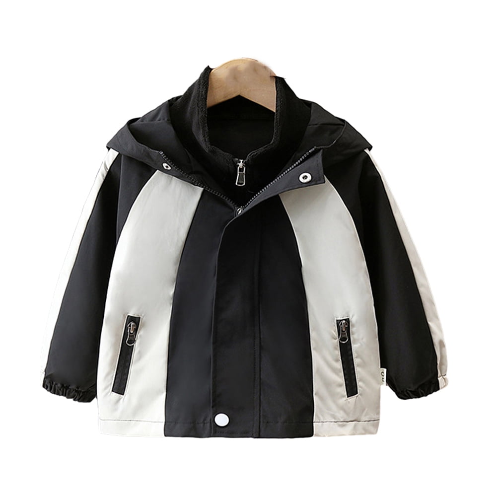 Chenyin Baby Toddler Boys Hoodie Jacket Infant Fleece Lined Fall Winter ...
