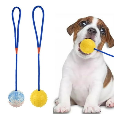 Chew King 2.5" Durable Rubber Fetch Balls Dog Toy, 8 Pack - Walmart.com