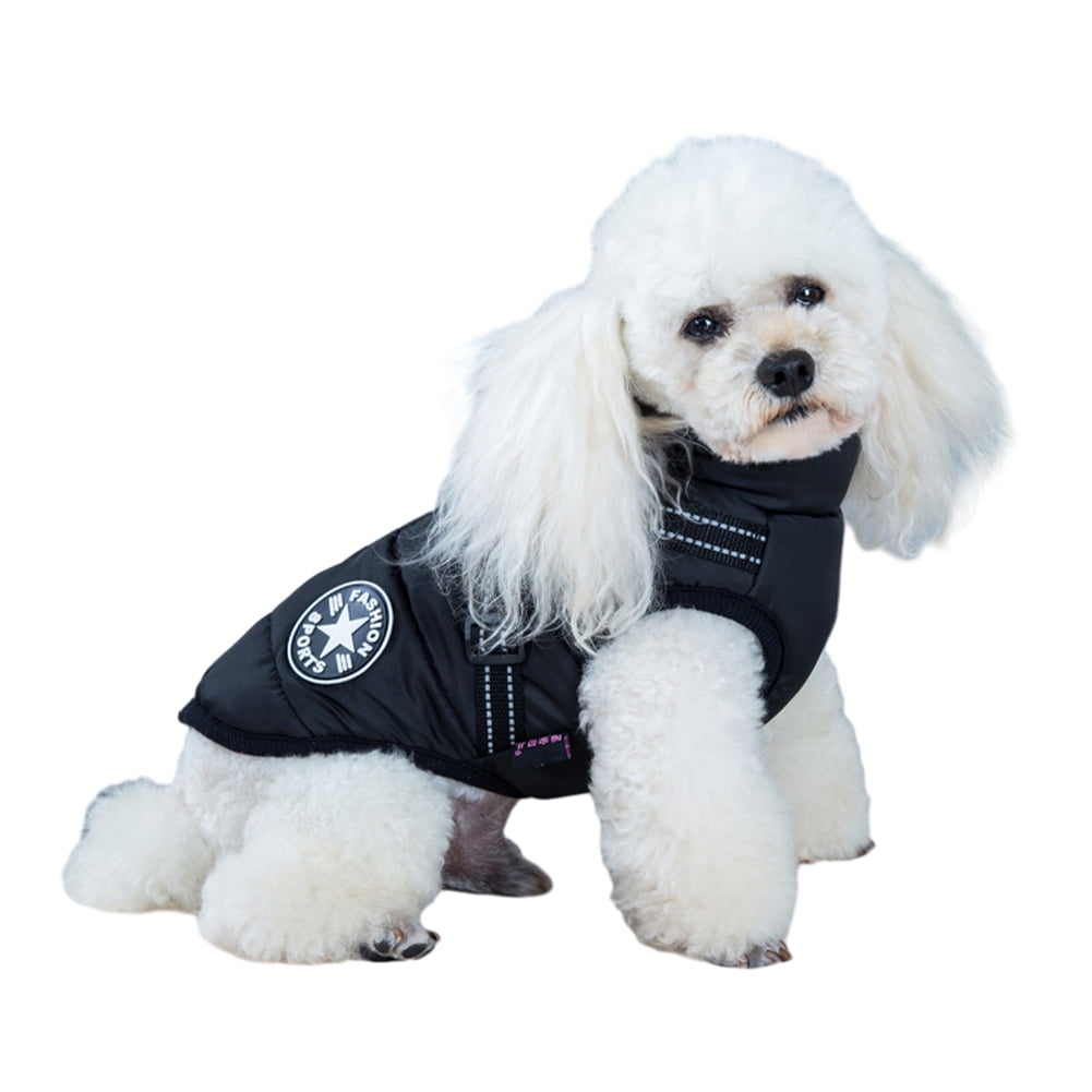 Esaierr Dog Jackets with Adjustable Harness Waterproof Cotton Costume ...
