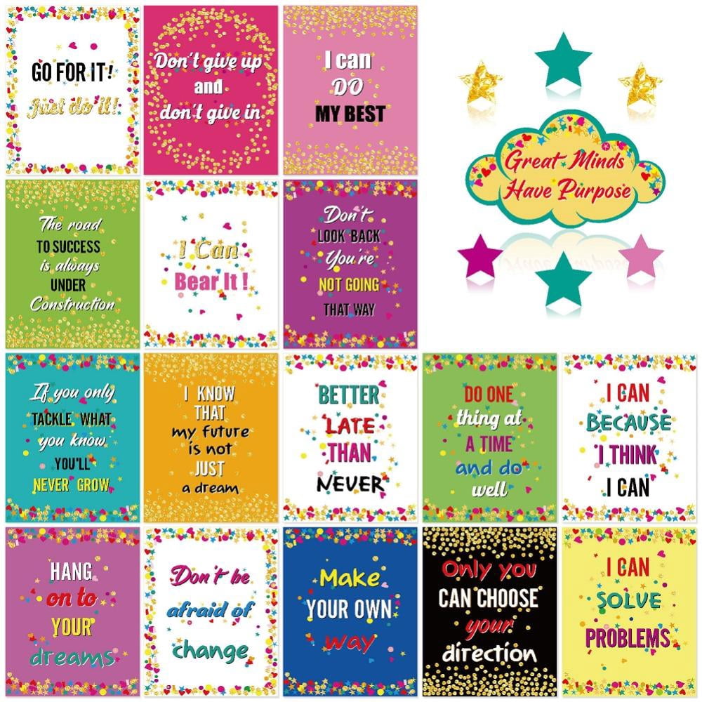 Esaierr English Motivational Poster Primary School Classroom Growth ...