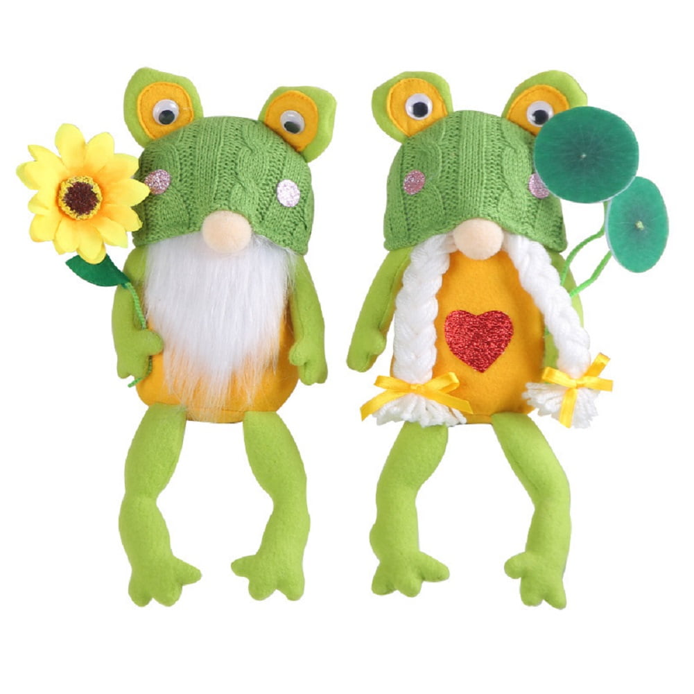 Esaierr Frog Gnomes Plush Decorations for Kitchen Decor, Gnome Gifts ...