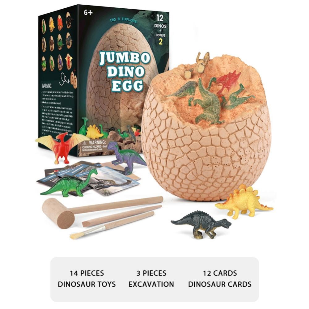 Esaierr Jumbo Dino Egg / Unearth 14 Unique Dinosaurs In One Giant ...