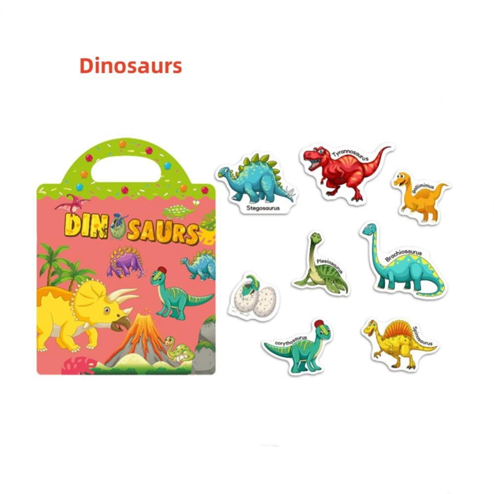 Esaierr Kid Sticker Book Reusable Sticker Book Early Toddler DIY ...