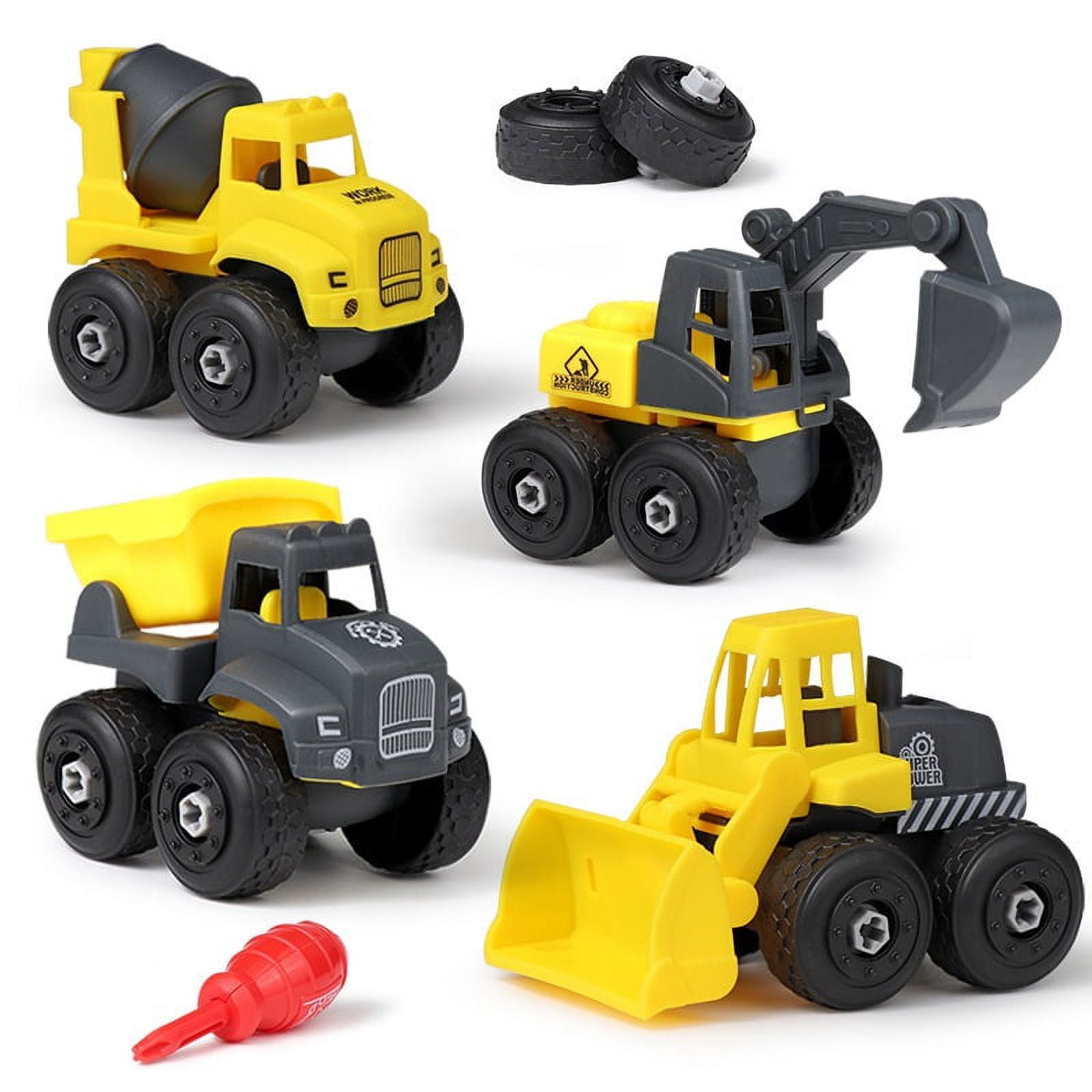 Esaierr Kids 4 in 1 Take Apart Toys,Baby DIY Assembly Construction ...