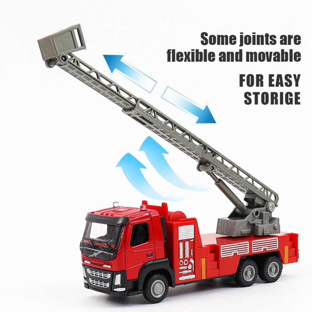 Esaierr Kids Alloy Engineering Car Toy Set,Truck Fire Fighting Car Play ...