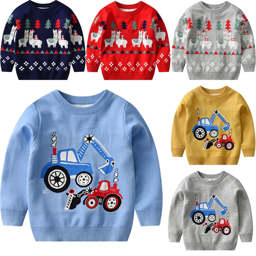 Esaierr Kids Baby Boys Girls Pullover Sweaters Knit Sweater Coat for ...