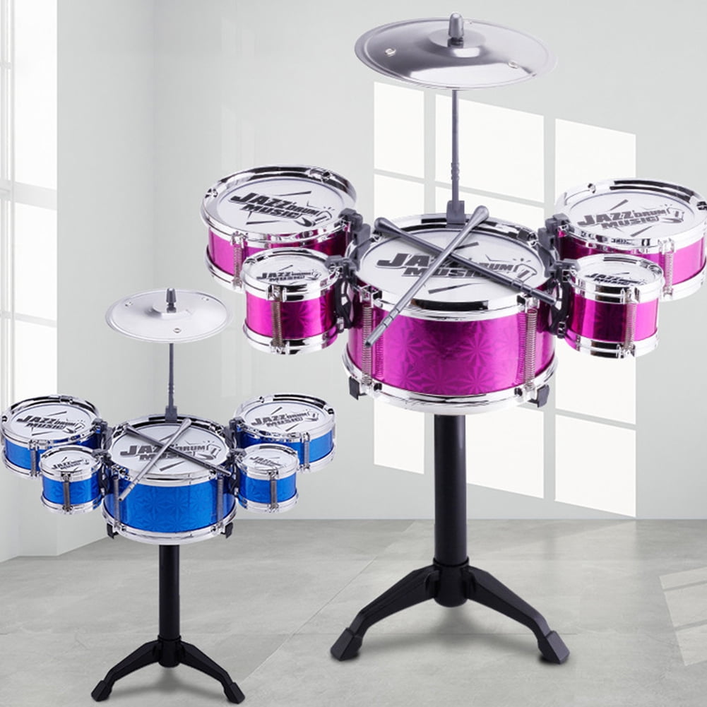 Esaierr Kids Drum Set for Toddlers Toy- Jazz Drum Combination Musical ...