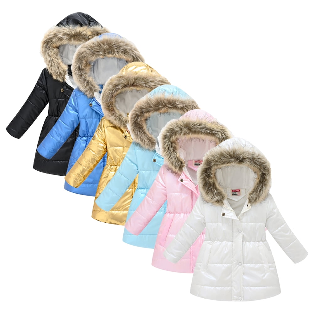 Esaierr Kids Girl Boy Hoodie Winter Coat Kids Snowsuit Jacket Windproof Warm Cotton Jacket for 3 ...