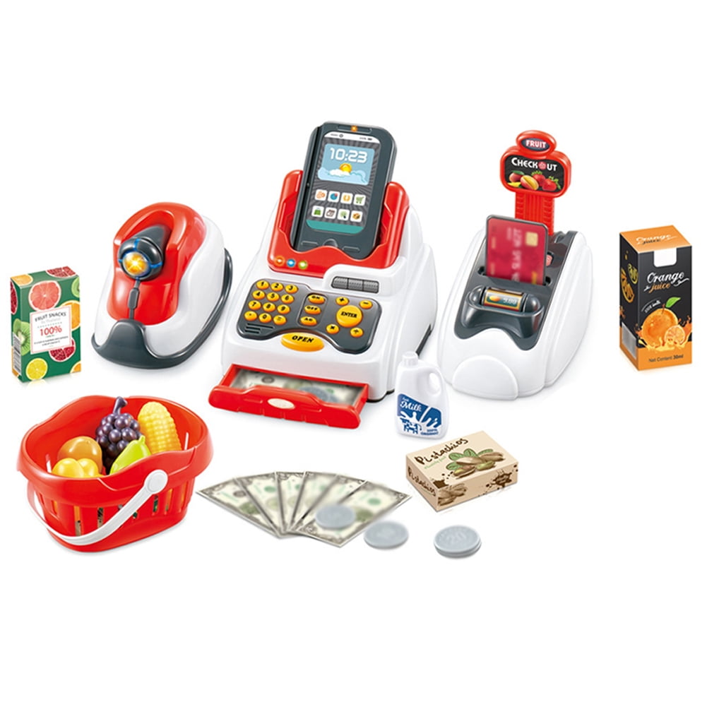 Esaierr Kids Toys Play House Store Toys Cash Register Toy Set Grocery ...