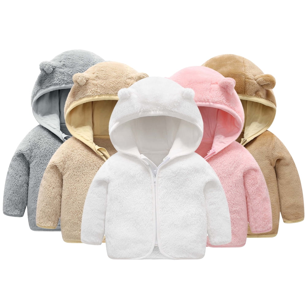 Esaierr Newborn Baby Fleece Winter Jacket Toddler Girls Boys Sweater ...