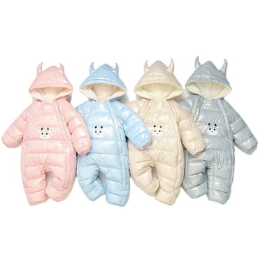 Youmylove Outerwear Romper Coat Warm Baby Jacket Snowsuit Girls Hooded Jumpsuit Girls Coat ...