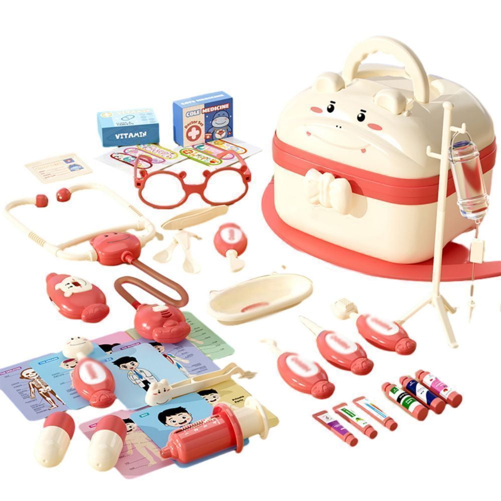 Esaierr Pretend Play Toys for Toddlers Doctor Set Stethoscope First Aid ...