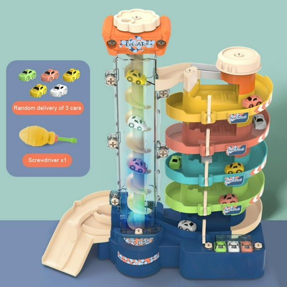 Fisher-Price Little People Hot Wheels Raceway Toy Set, Race Track for ...