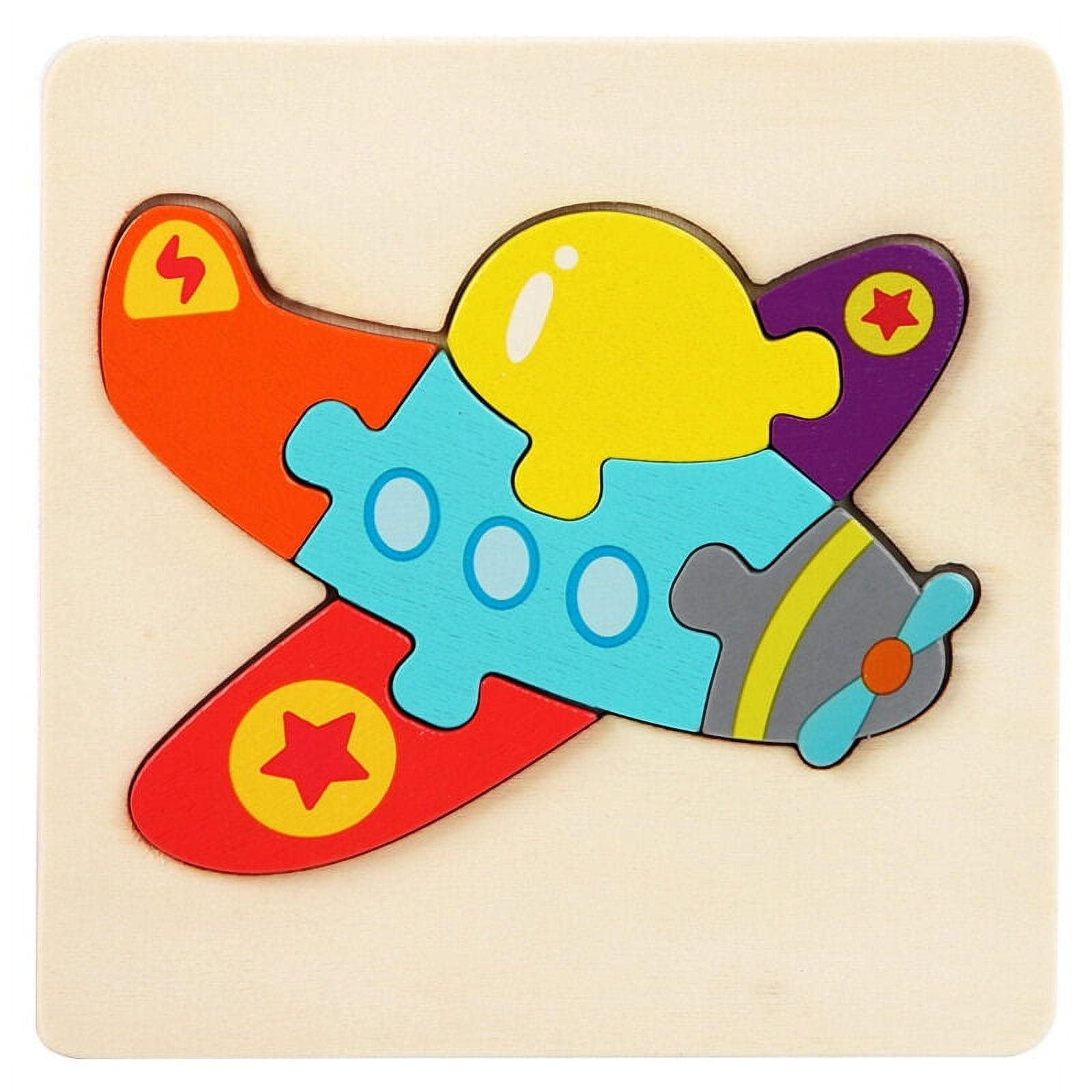 Esaierr Toy Life Wooden Puzzles for Toddlers 1-3Y, Puzzle for Kid, Baby ...